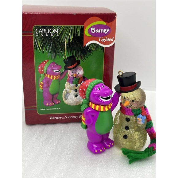 Carlton Cards | Holiday | Vintage 20 Barneys Frosty Friend Carlton ...